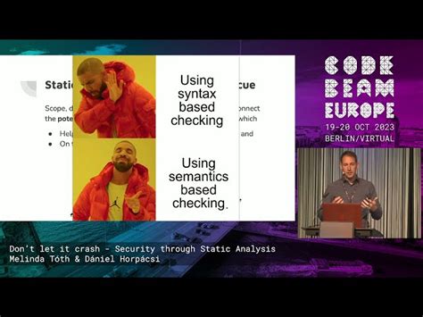 Free Video Security Through Static Analysis Dont Let It Crash From Code Sync Class Central