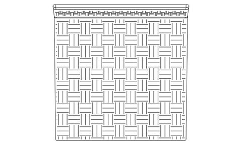 Double Bed 2D Block In AutoCAD Drawing CAD File Dwg File Cadbull