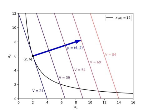 Several Level Curves Of The Value Function V Corresponding To The Price