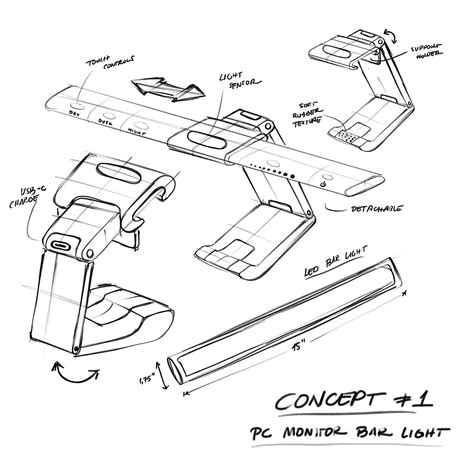 Monitor Bar Light Concept Design Behance