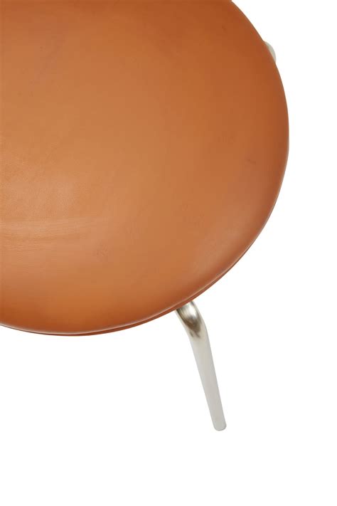 Taboret Uffe Brązowy Srebrny Hübsch Meble Sklep Meble Pl