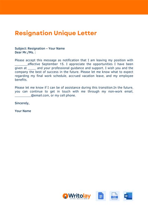 one of the best tips about bank resignation letter format post graduate