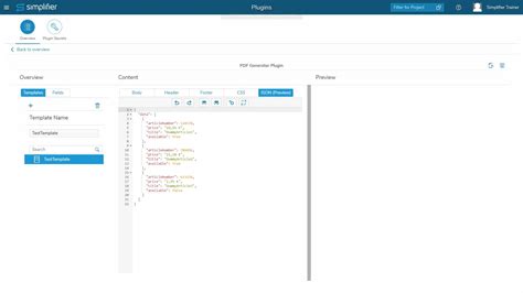 Create A PDF Template Via Plugin Simplifier Makers Club Community