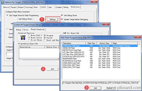 Mdk下载代码时提示cannot Load Flash Device Description！的解决方法 St其他 一板网电子技术论坛