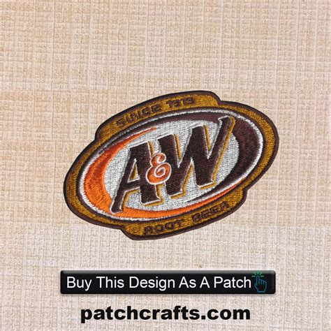 Aandw Root Beer Logo Embroidery Design Emblanka