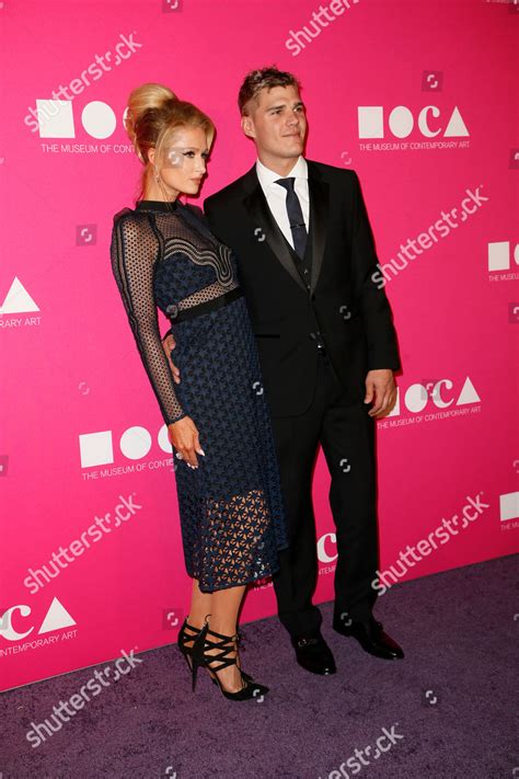 Paris Hilton Babefriend Chris Zylka Pose Editorial Stock Photo Stock Image Shutterstock