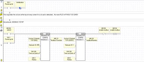 question about using unitronics plc as modbus tcp master slave vision