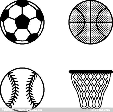 各种球的及名称简笔画 简笔画图片大全 普车都