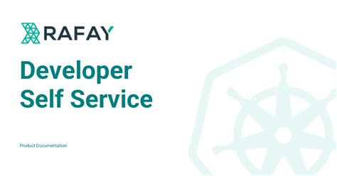 developer self service rafay product documentation