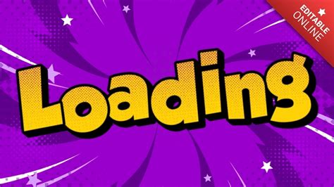 Loading Comic Speech Bubbles Text Effect Generator