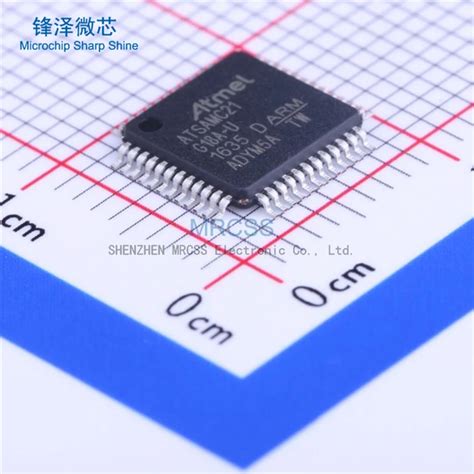 mcu 32 bit sam c21 arm cortex m0 risc 256kb flash 3 3v 5v 48 pin tqfp