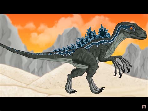 Raptor Godzilla By Debusscher62 On Deviantart