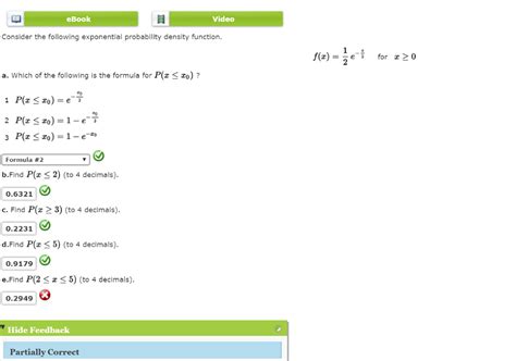 Solved Ebook Video Consider The Following Exponential