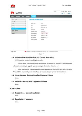 Huawei E V R B D Sp C Upgrade Guide Doc