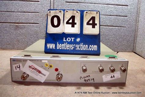 Hp 85046a S Parameter Test Set Bentley And Associates Llc