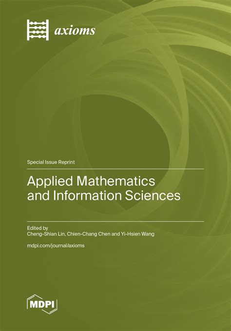 Applied Mathematics And Information Sciences Mdpi Books
