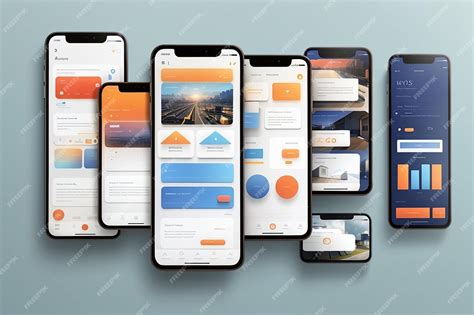 Premium Ai Image Design Excellence Unleashed Crafting Engaging Uiux Scenarios With Mockups