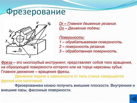 Процессы формообразования - презентация онлайн