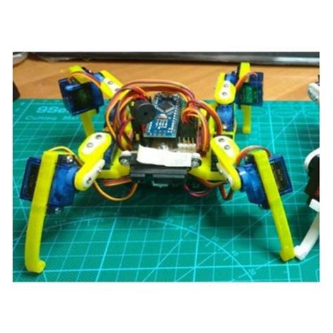 Jual Spider Robot Arduino Quadruped Robot Arduino Print 3d Full