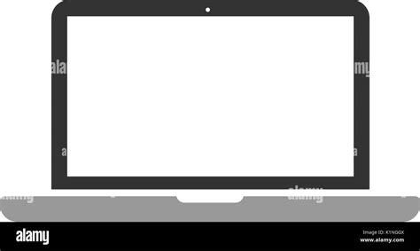 Laptop Black Icon In Trendy Flat Style Isolated On White Background Computer Symbol For Your