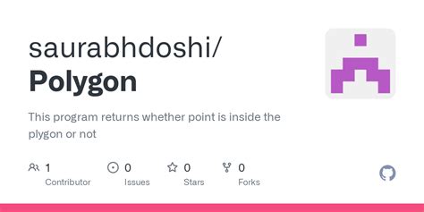 GitHub Saurabhdoshi Polygon This Program Returns Whether Point Is Inside The Plygon Or Not