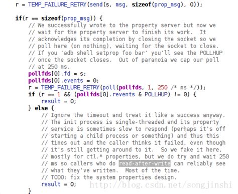 关于android的systemproperties的 set和get可能存在延时的分析 systemproperties get 耗时 csdn博客