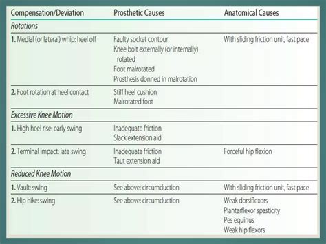 Prosthetic Gait Deviation Pptx