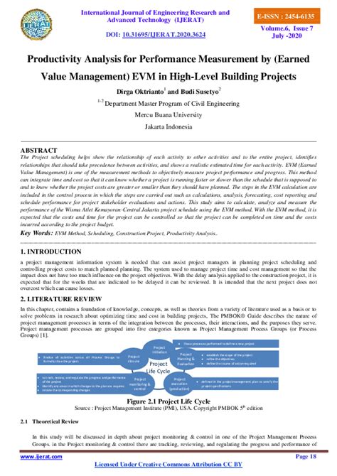Pdf Productivity Analysis For Performance Measurement By Earned