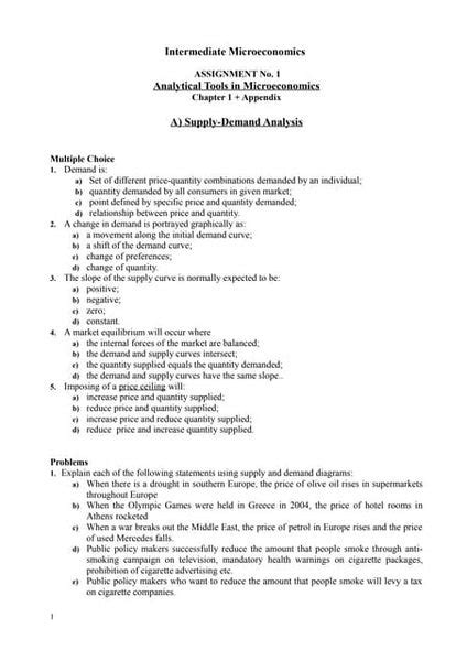 principles of microeconomics midterm 1 cheat sheet