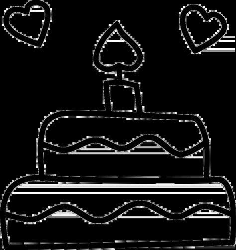 Рисунок торта на день рождения для детей