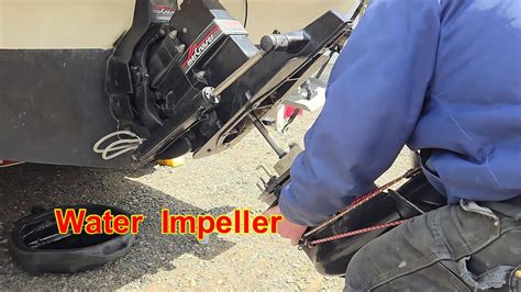 Removing Lower Unit Water Impeller Replace Mercruiser Alpha one Gen II ...