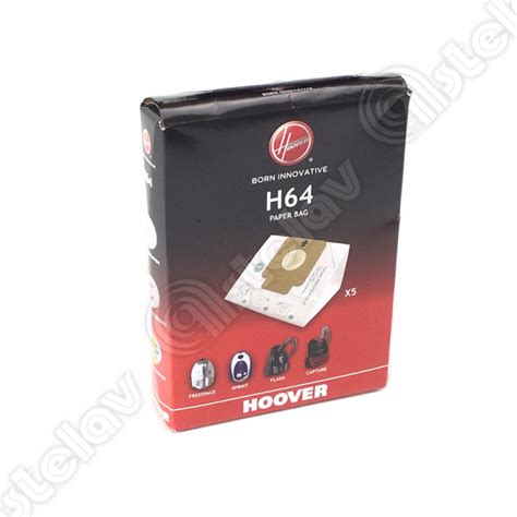 5x Original Hoover Staubsaugerbeutel H64 Für Freespace Sprint Flash