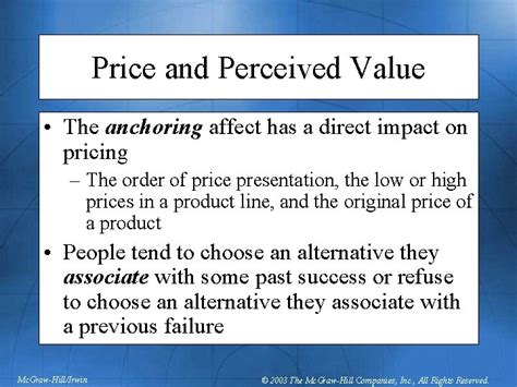 Chapter 7 Price And Customers Perceptions Of Value