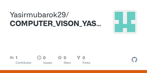 Github Yasirmubarok29 Computer Vison Yasir