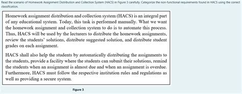 solved read the scenario of homework assignment distribution