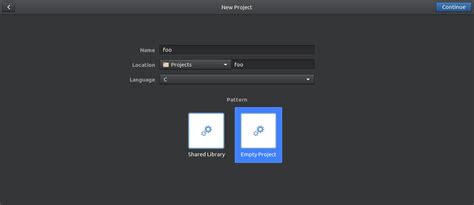 Programming How Do I Create A Project From Scratch In Gnome Builder