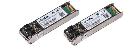 MikroTik 1G 10G 25G SFP SFP SFP28 SFP Single Mode Modules Pair