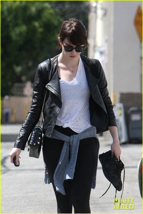 Photo Emma Stone Battle Of Sexes Working Out Photo Just Jared Entertainment News