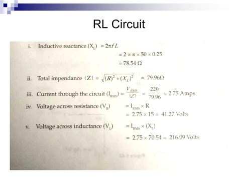 Problems On Rl Lc Rlc Circuits For Electronic Circuits Pdf Science