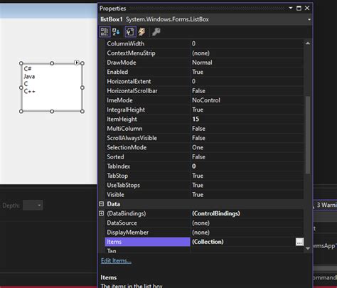 C Listbox Class Geeksforgeeks