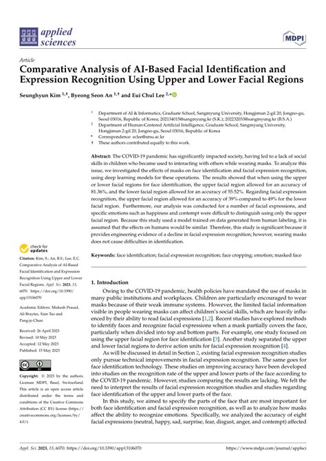 Pdf Comparative Analysis Of Ai Based Facial Identification And