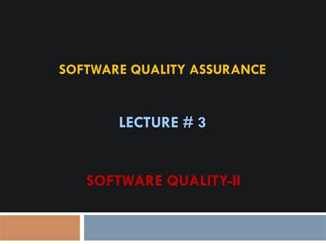 Sqa Lecture 2pptx Learn Sqa Feom This Pdf Basic Knowledge Of Sqa Pptx