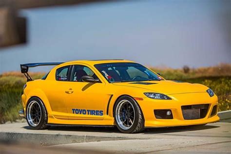 Yellow Sports Car Rx 8 Rx 7 Autos Car Modification Inspiration