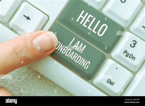 Conceptual Display Hello I Am Onboarding Concept Meaning Action Process Of Integrating A New