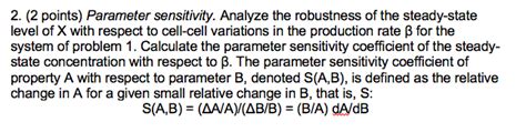 2 2 Points Parameter Sensitivity Analyze The