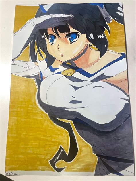 Hestia Danmachi Fanart Print Etsy