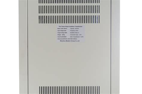 Three Phase 220v Input 415v Output Copper Coil Isolation Transformer With Enclosures