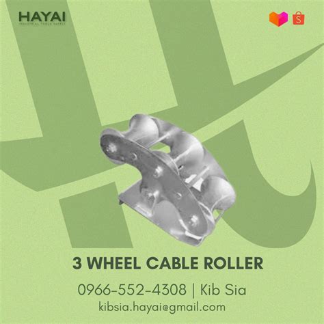 3 Wheel Cable Roller On Carousell