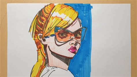 Portrait Drawing Technique And Drawing Processand