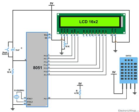Dht11 Sensor Interfacing With 8051 8051 Controller